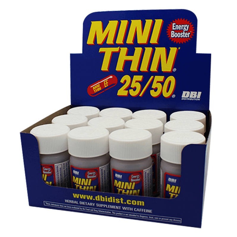MINI THIN BOTTLE 25/50EF 12/36CT– LA Cash & Carry